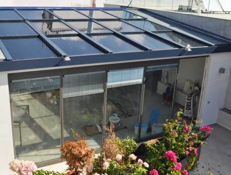 ΓΥΑΛΙΝΗ ΚΙΝΗΤΗ ΟΡΟΦΗ ΜΕ ΘΕΡΜΟΔΙΑΚΟΠΗ T GR SALINOX - luxuryhousegr